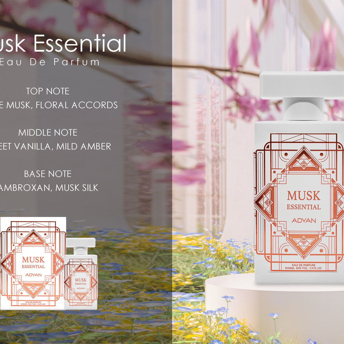 Musk Essential 100ml EDP – Anfar Perfumes India